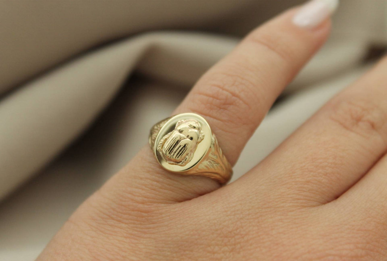 Introducing Our New Beetle Safari Signet Ring – Anna Rosholt Jewellery